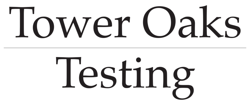 Welcome - Tower Oaks Testing