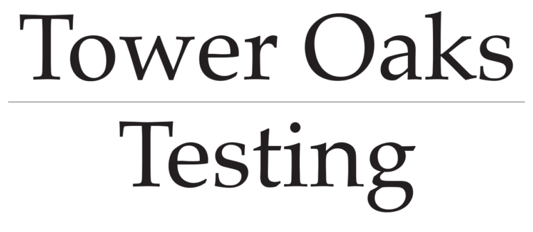 Welcome - Tower Oaks Testing